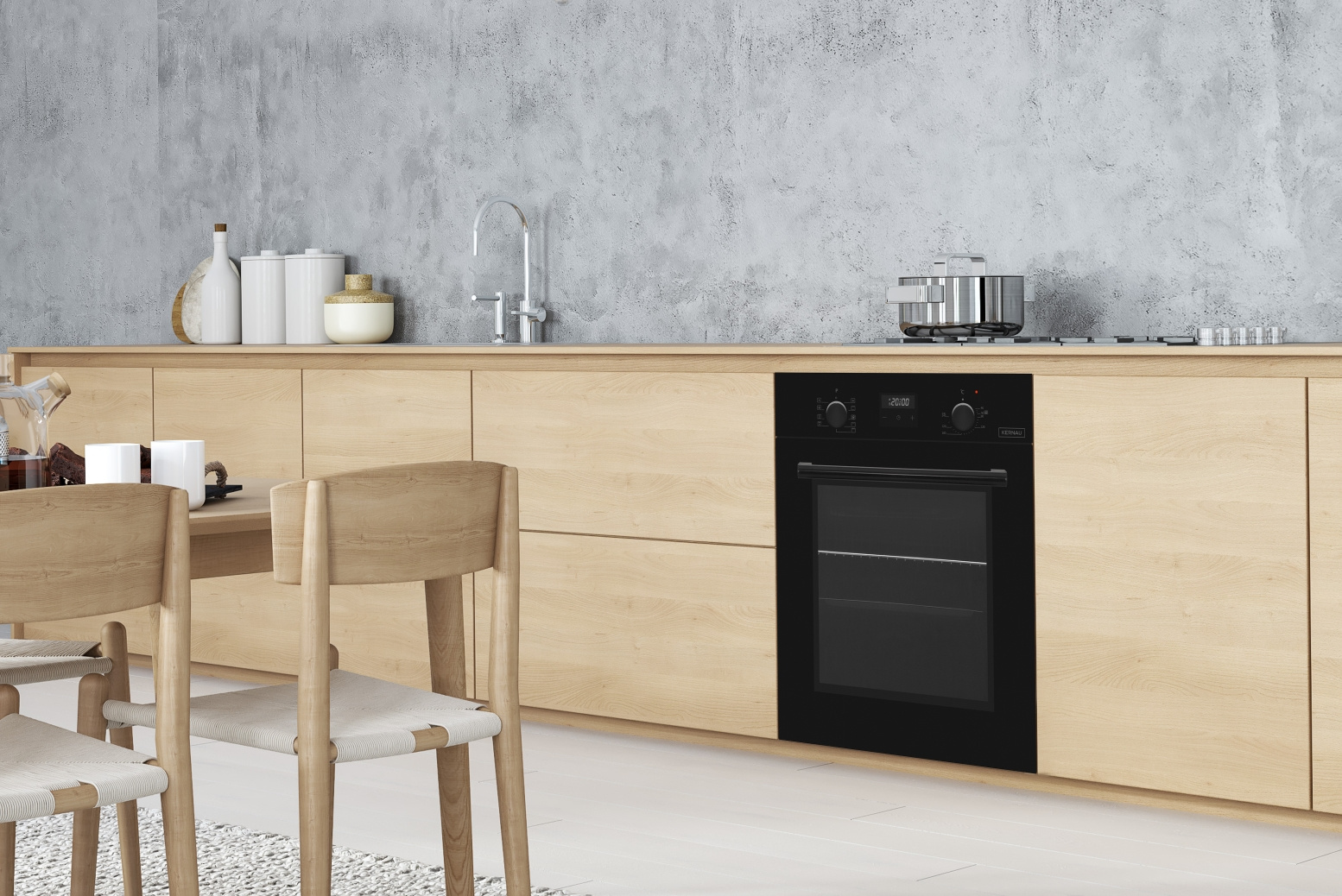 Piekarnik elektryczny Kernau KBO 0946 SK B Czarny 45cm 5 LAT GWARANCJI!* 5902701855000 | Amadio.pl