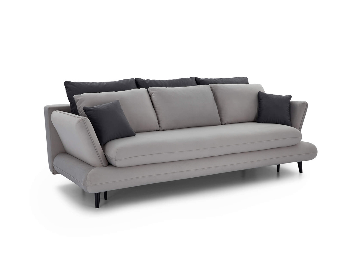 Sofa Berit z funkcją spania beżowa | Amadio.pl