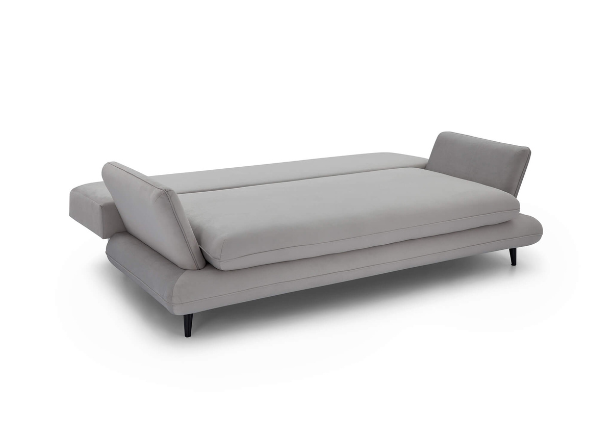 Sofa Berit z funkcją spania beżowa | Amadio.pl